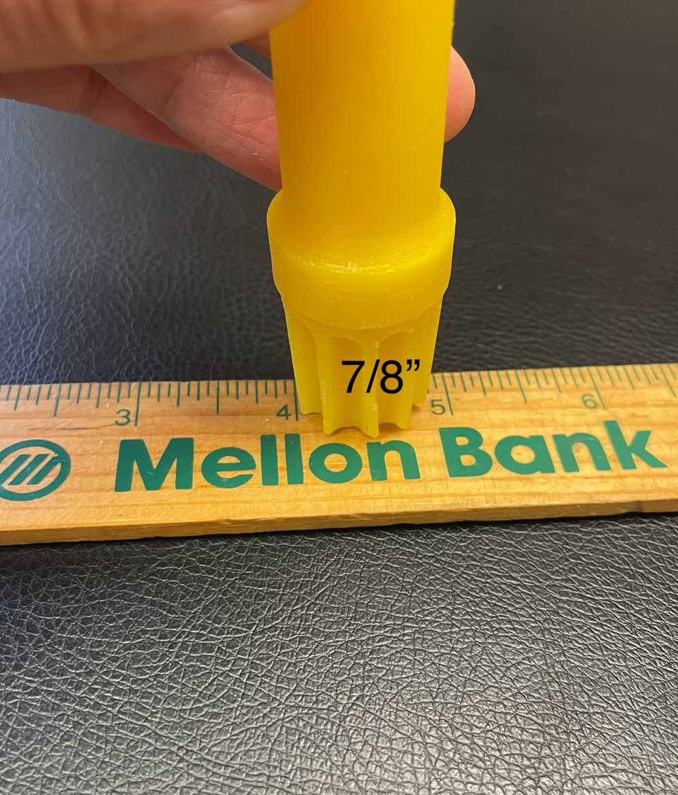 6 1/4” Silicone colonial taper candle mold - single cavity – The ...